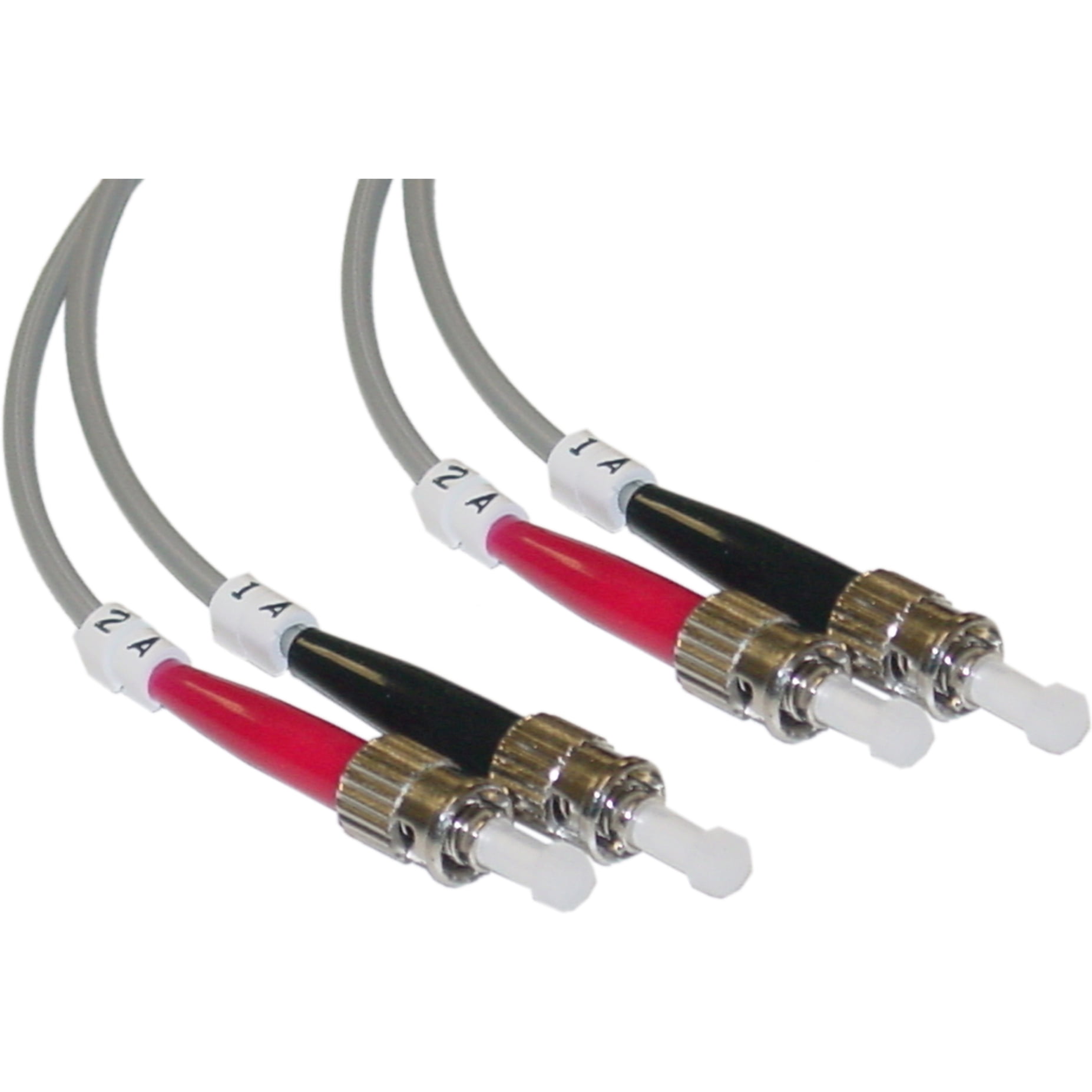 Fiber Optic Cable, 1 Meter (3 feet) ST to ST Straight Tip/Bayonet ...