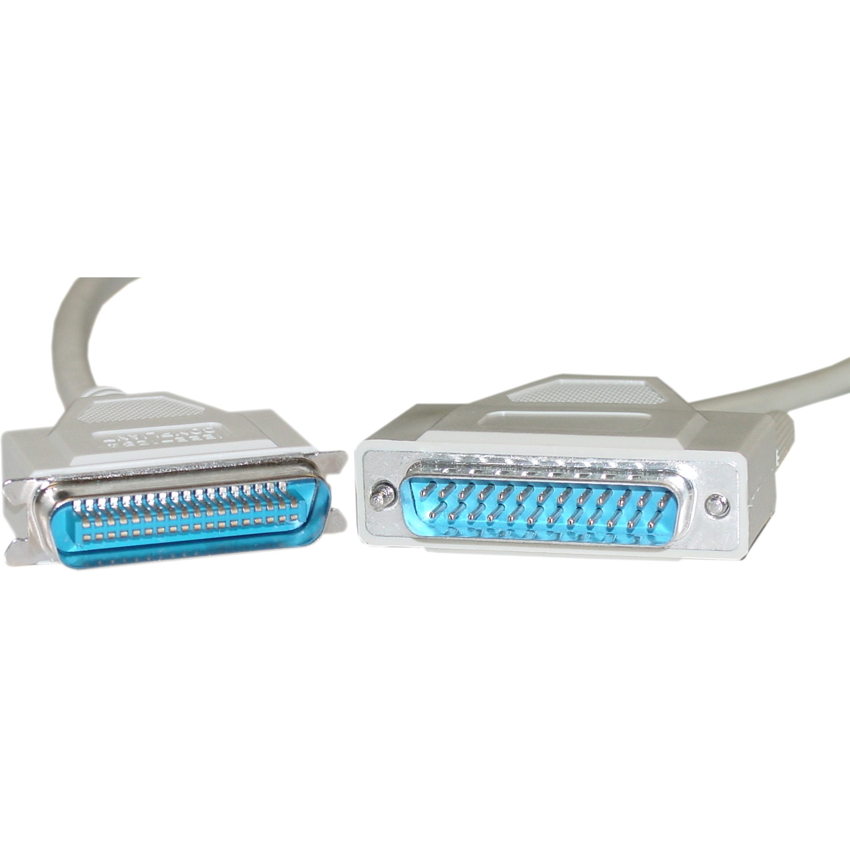CableWholesale Parallel Printer Cable, DB25 Male to Centronics 36 Male ...