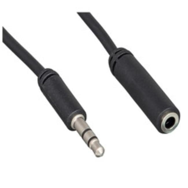 Slim Mold 3.5mm Stereo Extension Cable, 3.5mm Male to 3.5mm Female, 25 ...