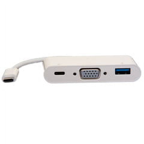 CableWholesale 30U3-32000 USB-C 3.1, 3-in-1 Expansion Adapter, SVGA ...
