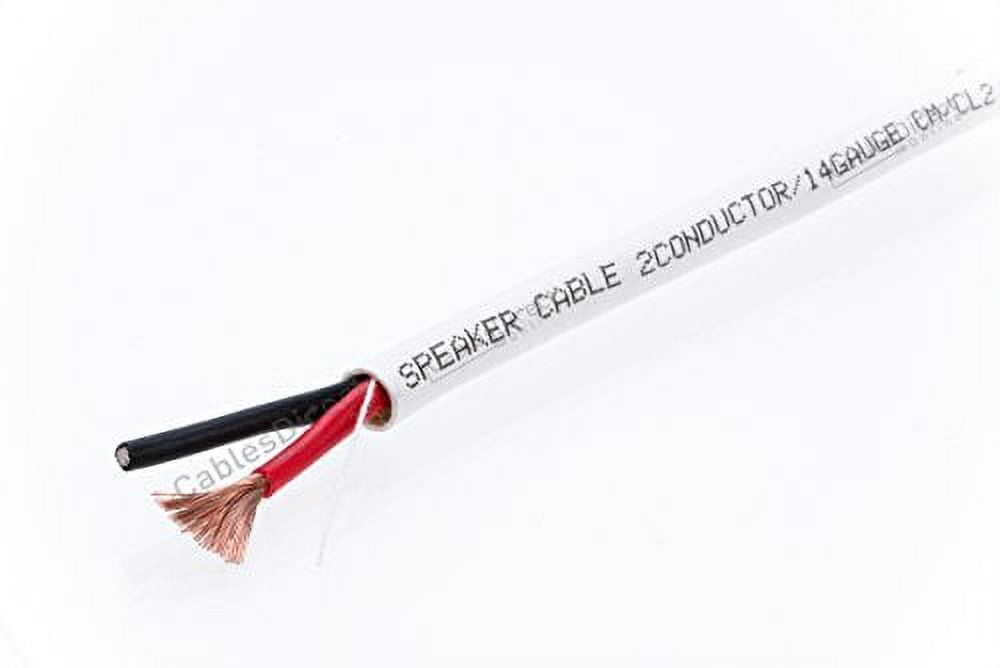 Walmart 500ft 14AWG 2 Conductors CL2 Rated Audio Loud Speaker Cable ...