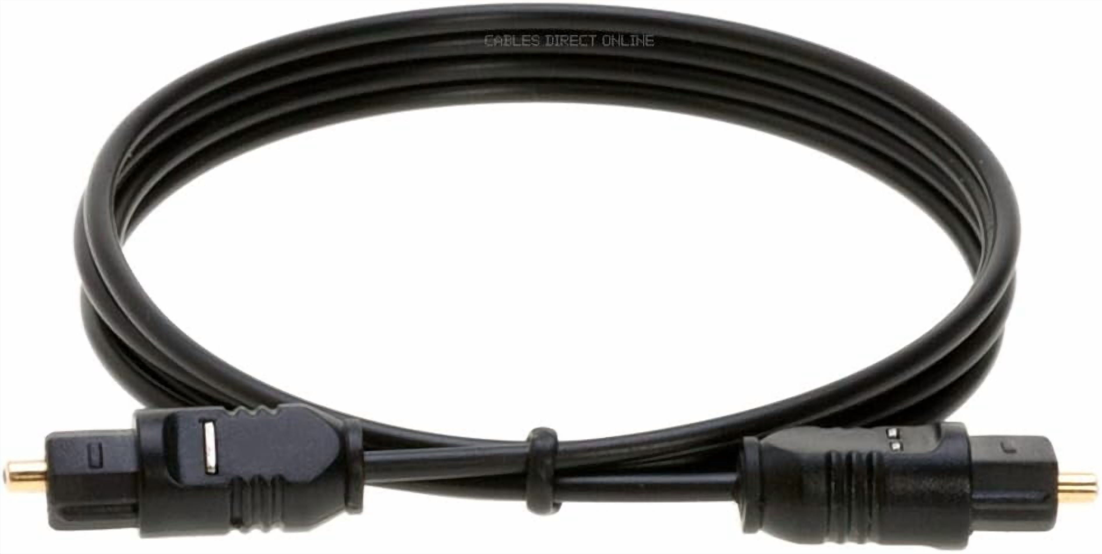 Cables Direct Online Toslink 25ft Digital Optical Audio Cable SPDIF ...