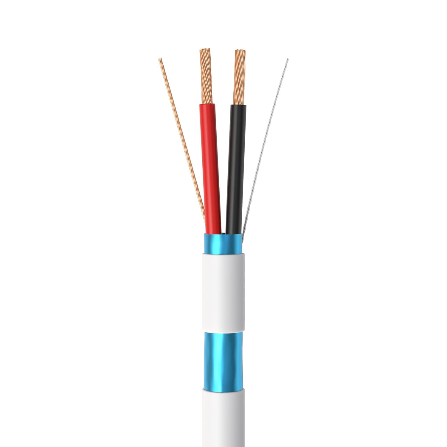 Cables Direct Online 500ft Stranded 18/2 CCA FTP Shielded Alarm Cable ...