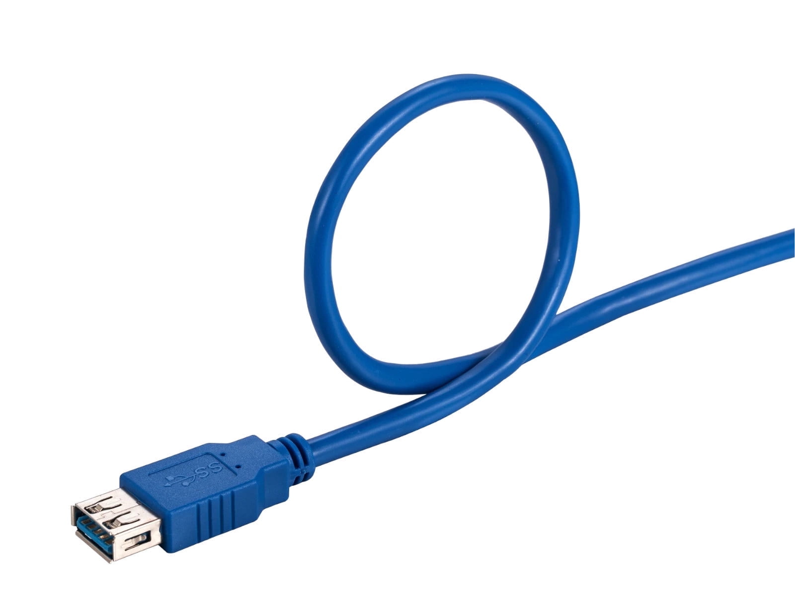 USB 3.0 Extension Cable A Male to A Female Blue 10 ft SuperSpeed 5Gbps ...