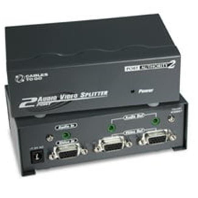 Cables To Go 2-Port UXGA Monitor Splitter-Extender with Audio - Walmart.com