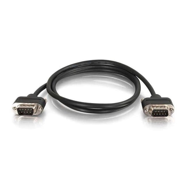 Cables To Go 6 ft. Serial RS232 DB9 Null Modem Cable with Low Profile ...