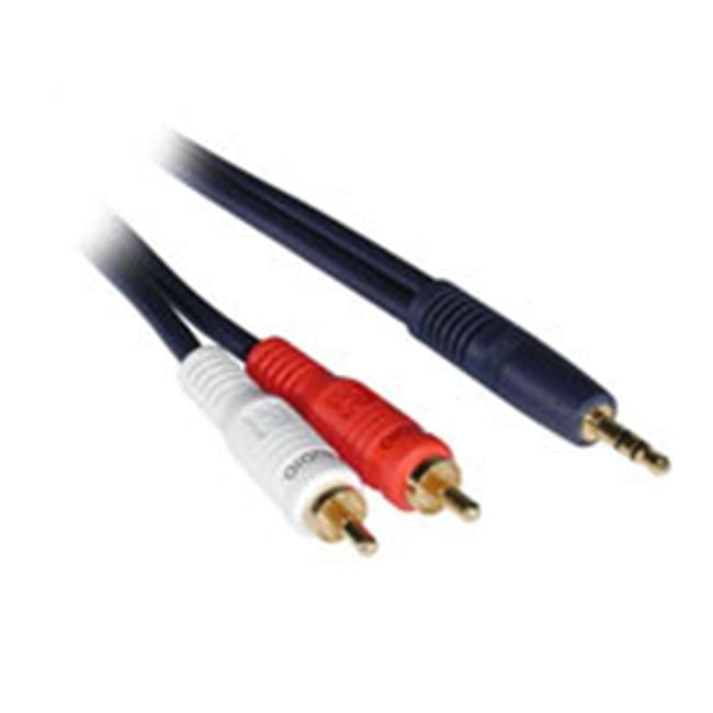 Cables To Go VELOCITY 3.5mm STEREO MALE to DUAL RCA MALE Y-CABLE 6ft ...