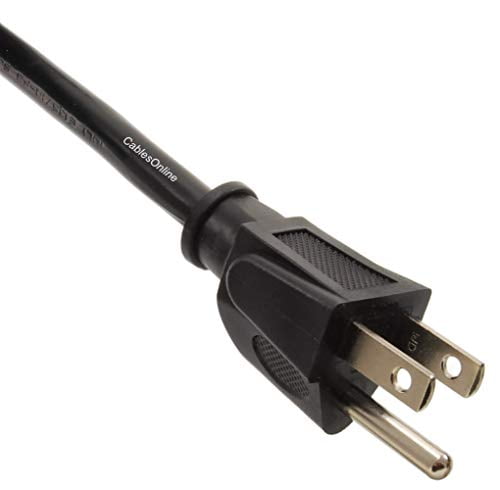 CablesOnline, 5-Pack 3ft 16-Gauge 3-Conductor AC Power Cables with IEC ...