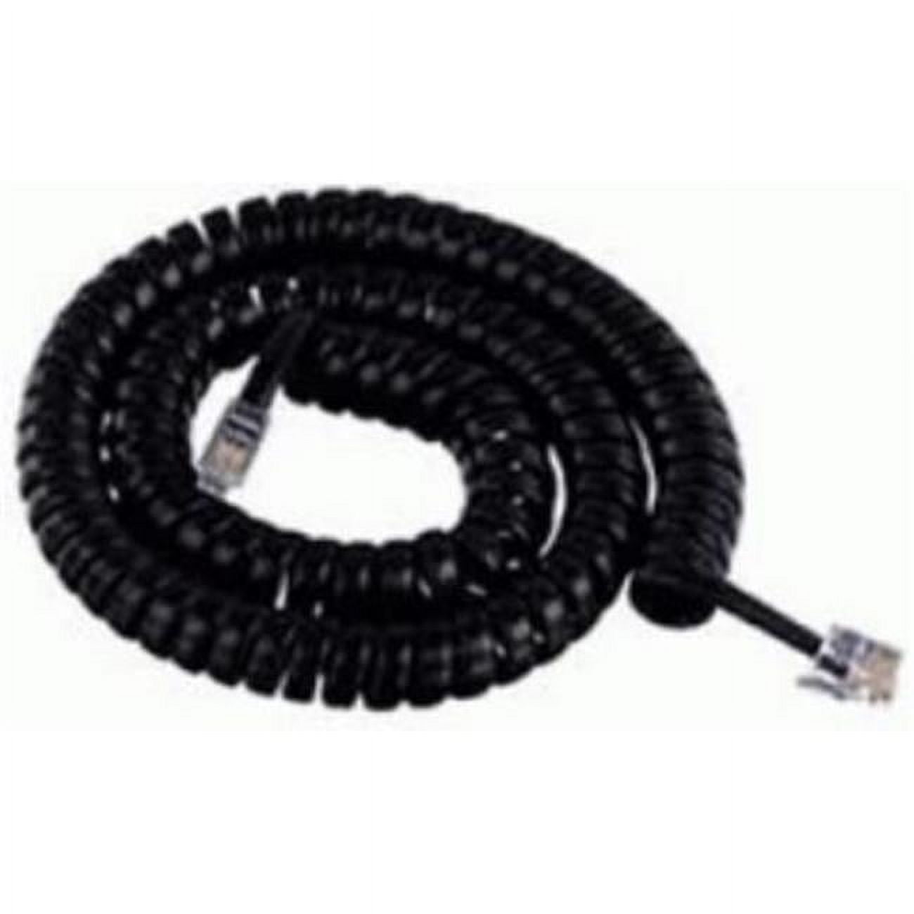 GCHA444012-FBK / 12' BLACK Handset Cord - Walmart Business Supplies