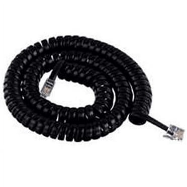 Cablesys 12ft ICC Handset Cord, VoIP Phone Compatible, Ethernet, Fiber ...