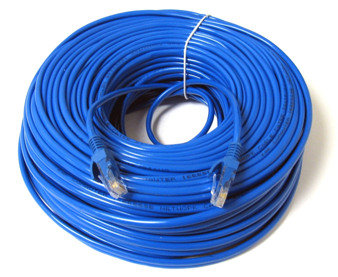 Cablevantage Ethernet LAN Network Cable 200ft 60m White Cat5e RJ45 ...