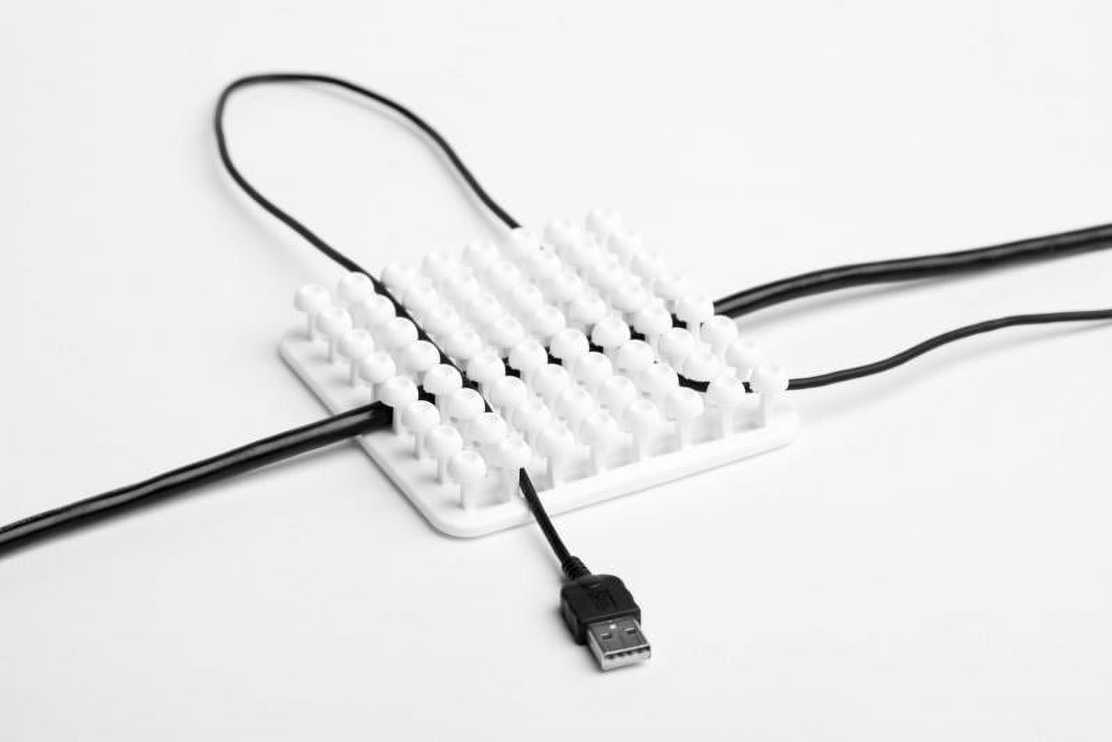 Cablox 8x8 Cable Management System 2-pack White - Walmart.com