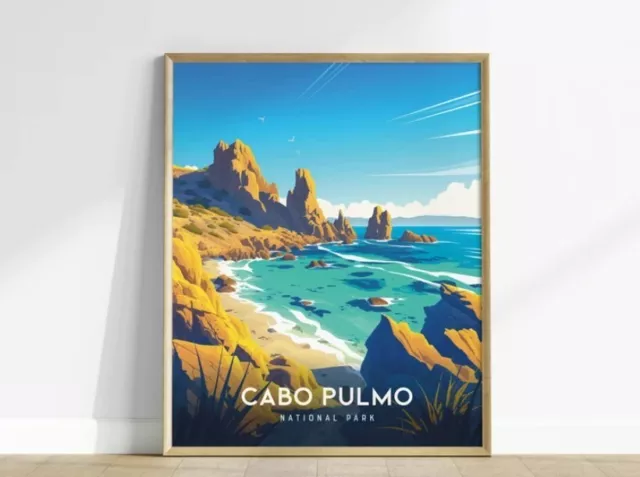 Cabo Pulmo National Park Poster, Baja California Wall Art NO FRAMED ...