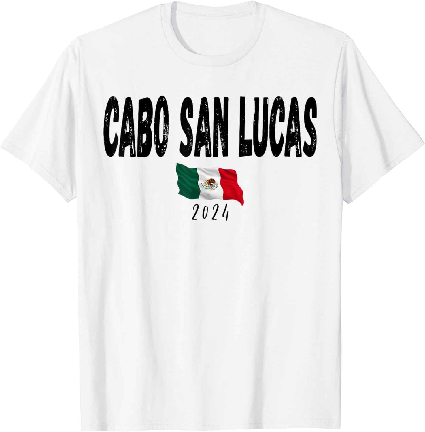 Cabo San Lucas Souvenir 2024 Vacation Mexico Travel Flag T-Shirt ...