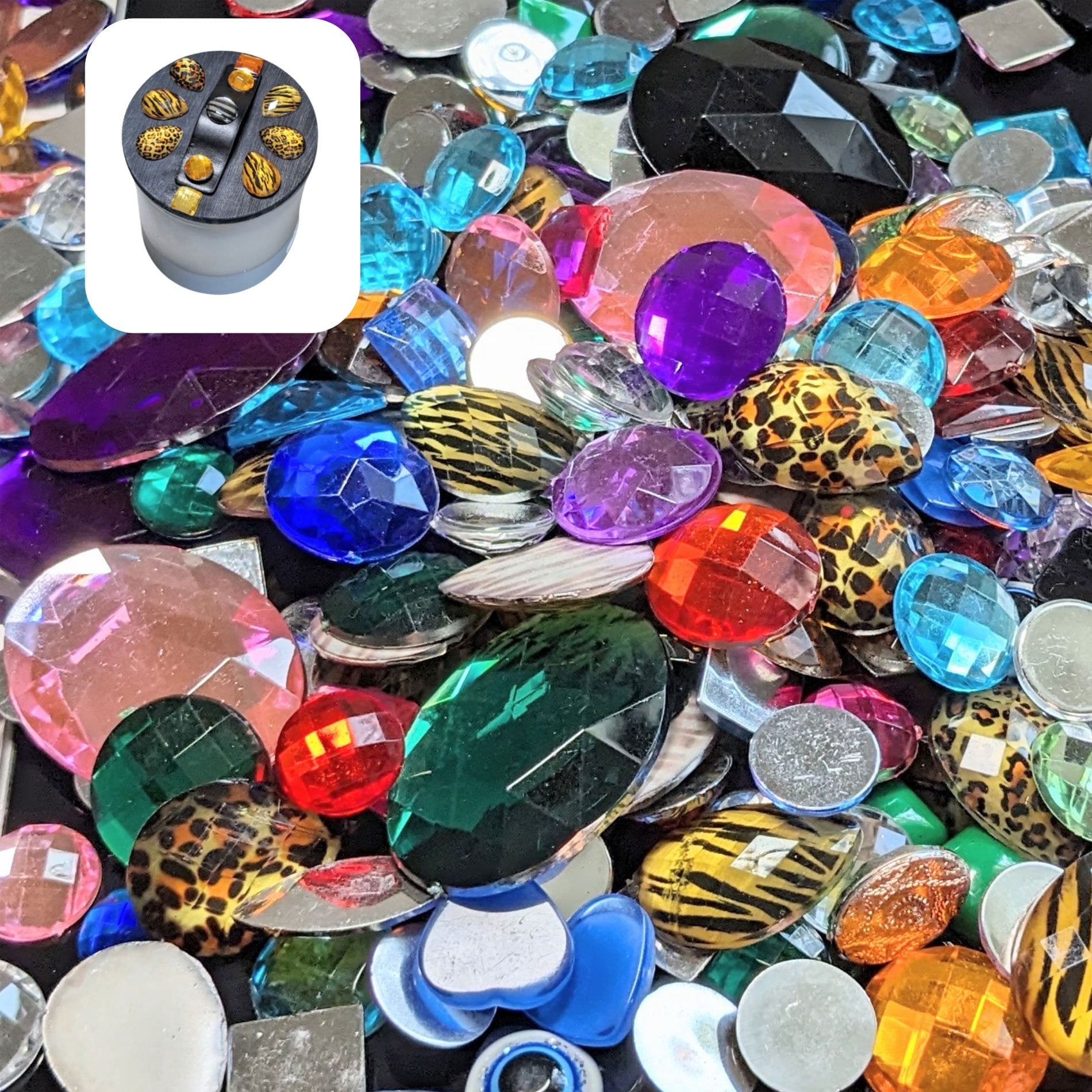 Cabochon Gemstone, Flat Back Gems, Craft Embellishments Rhinestones ...