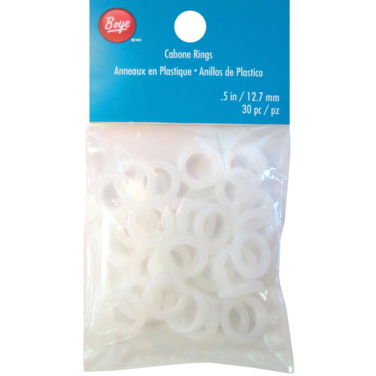 Cabone Rings-.5" 30/Pkg - Walmart.com