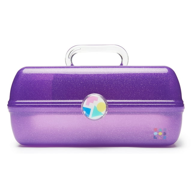 Caboodles On-The-Go Girl Makeup Box, Purple Sparkle - Walmart.com