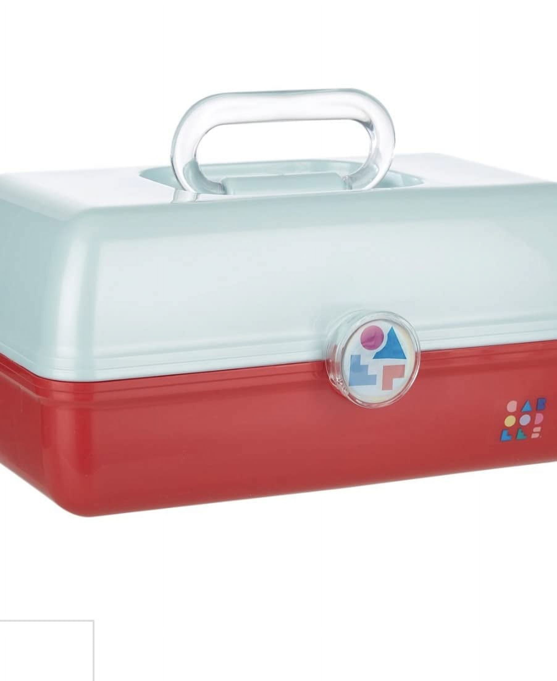 Caboodles On-The-Go Girl Cosmetic Makeup Carrier, Mint over Burgundy ...