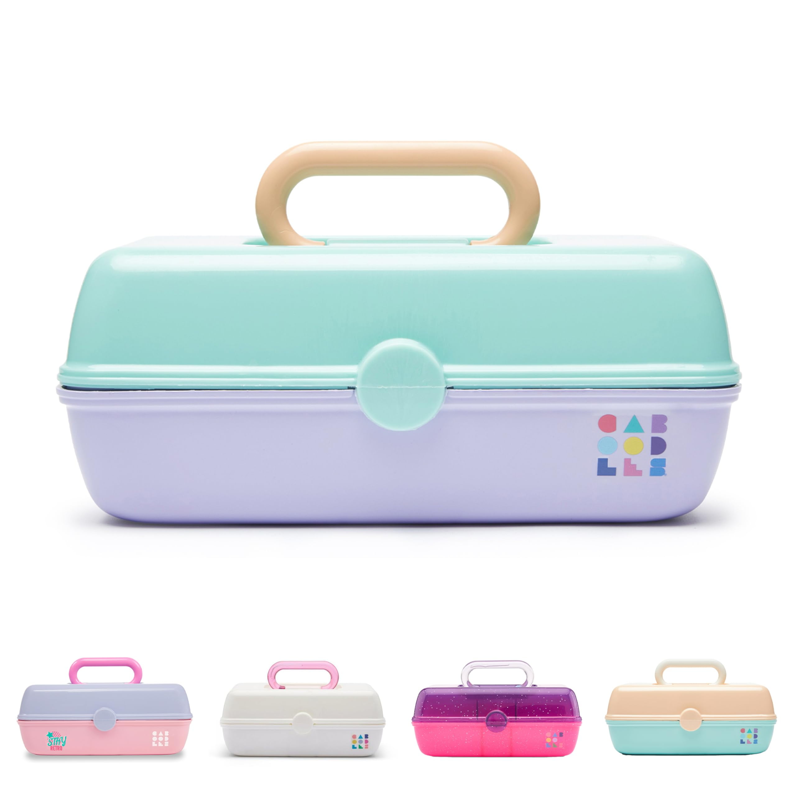 Caboodles Pretty in Petite OLF24 Makeup Box, Two-Tone Seafoam on ...