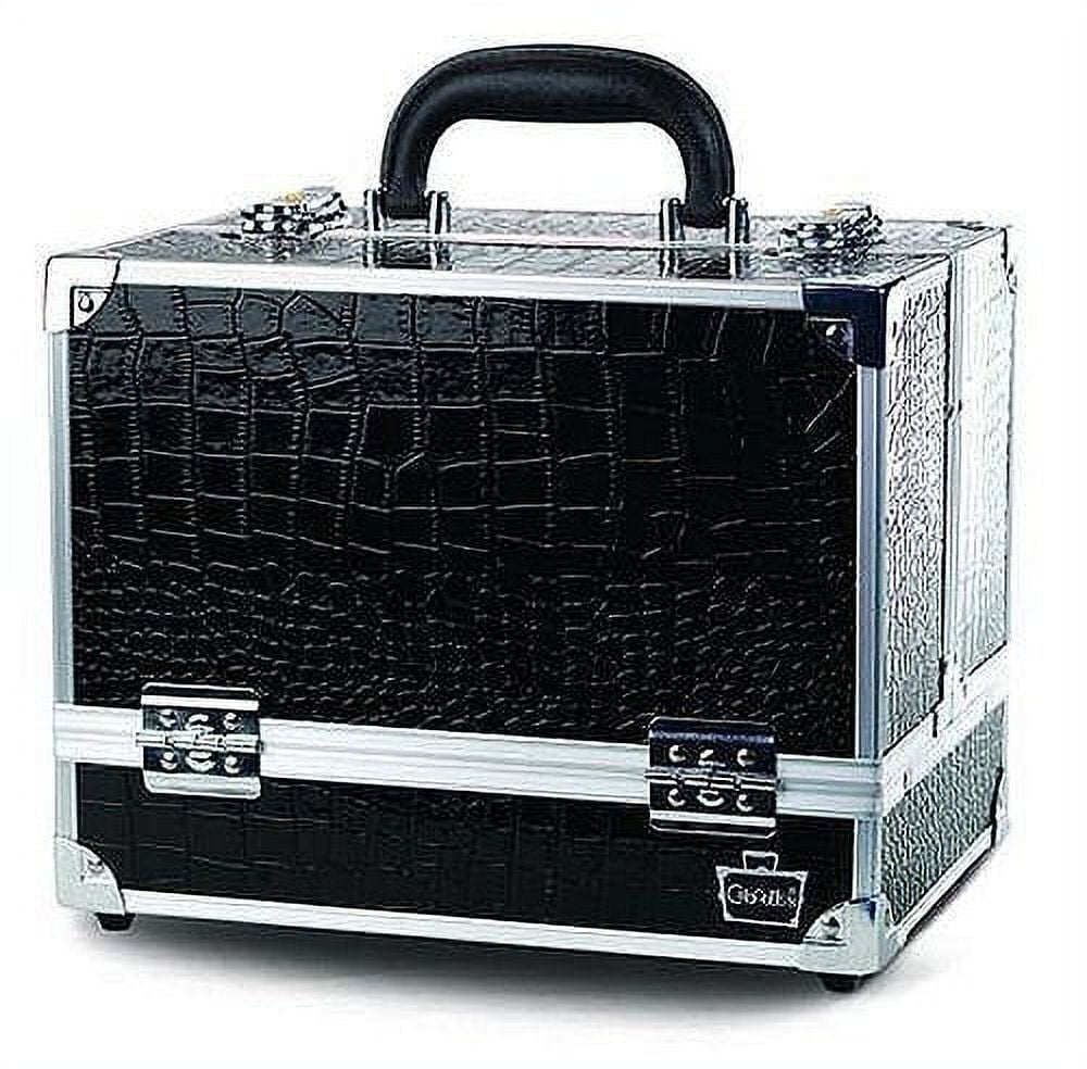 Caboodles Tres Chic 6 Tray Train Case, Black Diamond, 4.86 Pound ...