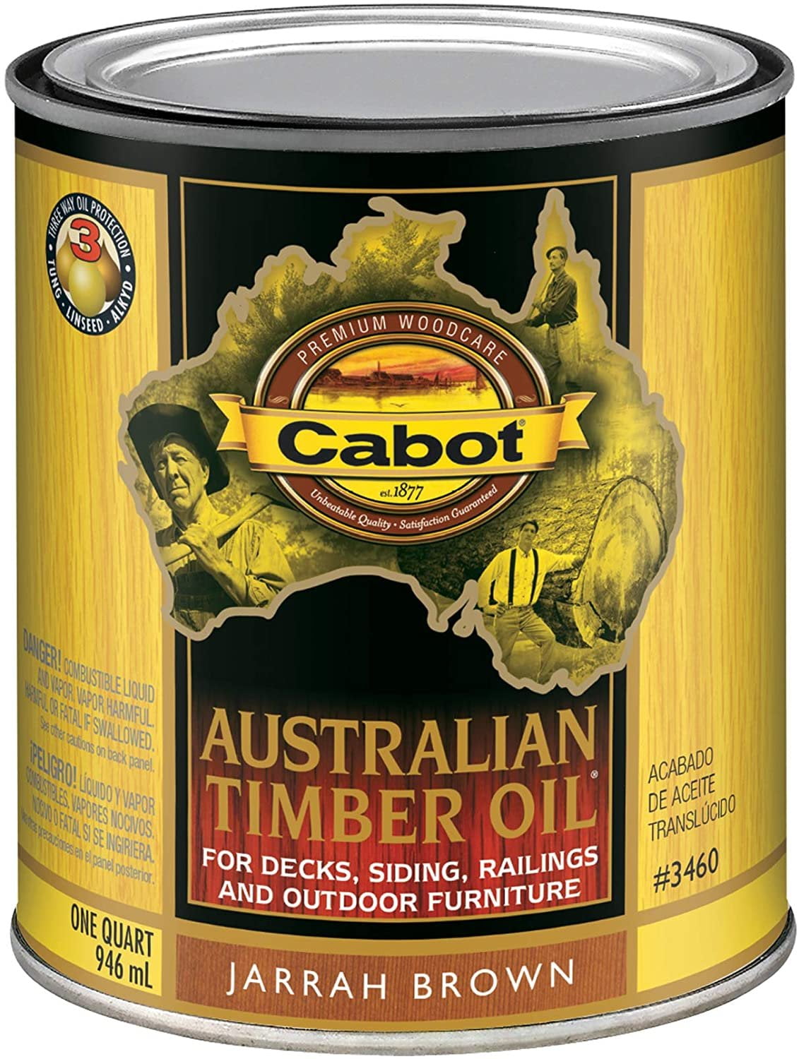 Cabot Australian Timber Oil Stain, Exterior Finish, Water Penetrating ...