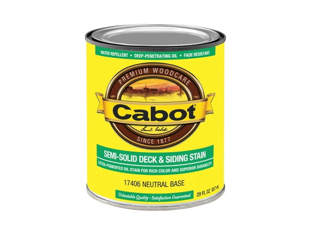 Cabot 17406-05 Semi-Solid Oil-Based Exterior Deck & Siding Stain for ...