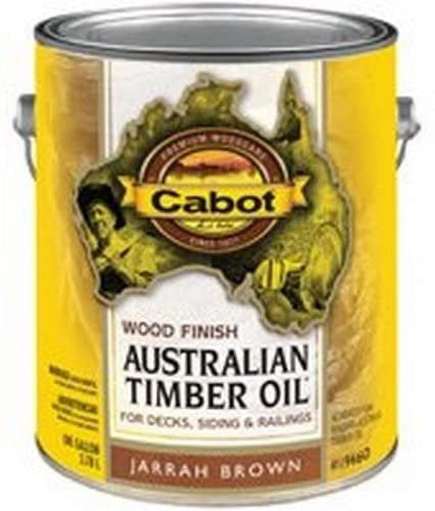 Cabot Australian Timber Oil Exterior Jarrah Brown 1 Gl - Walmart.com