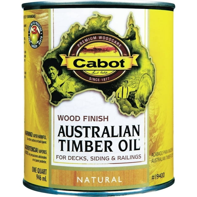 Cabot Australian Timber Oil Exterior Natural 1 Qt - Walmart.com