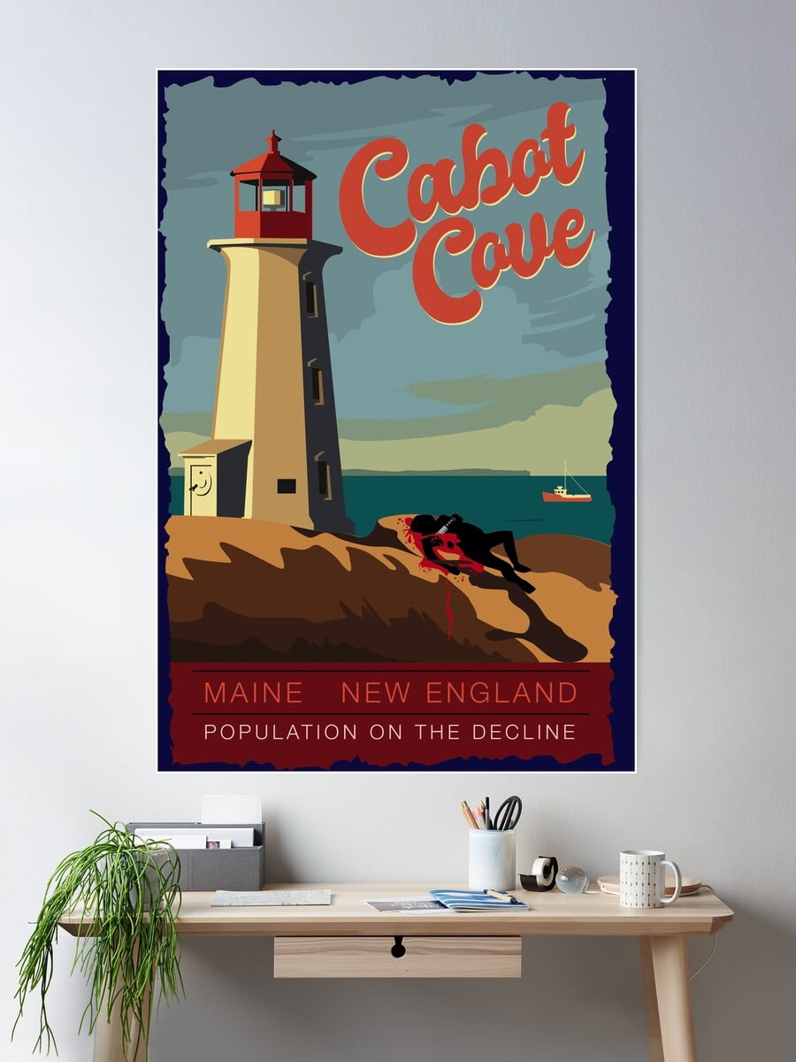 Cabot Cove Poster Wall Art, Modern Wall Decor For Living Room Bedroom ...