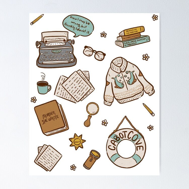 Cabot Cove Things Poster, UNFRAMED-24x36 - Walmart.com