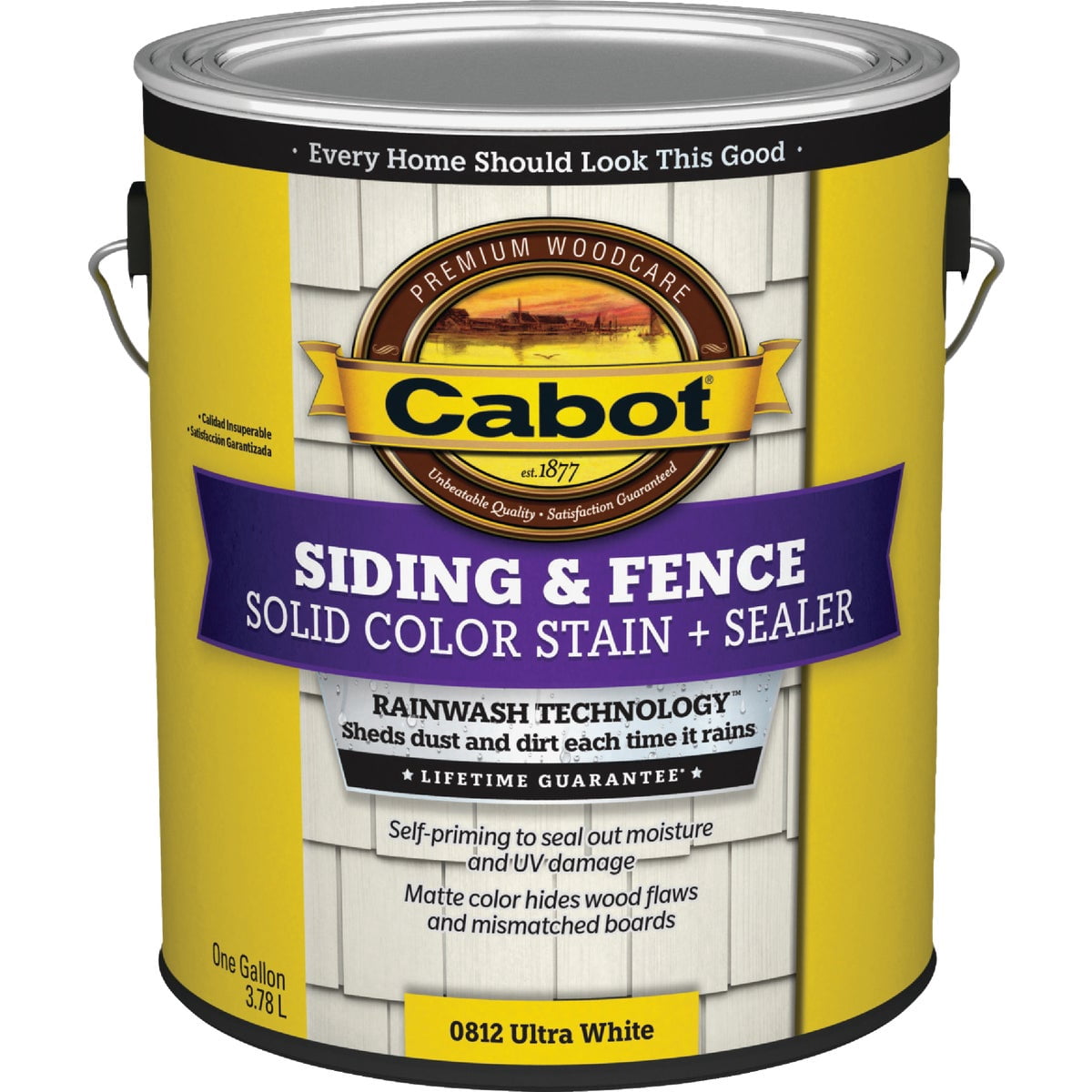 Cabot Creamery Exterior Acrylic Siding Stain Pro VT - Solid Color - 1 ...