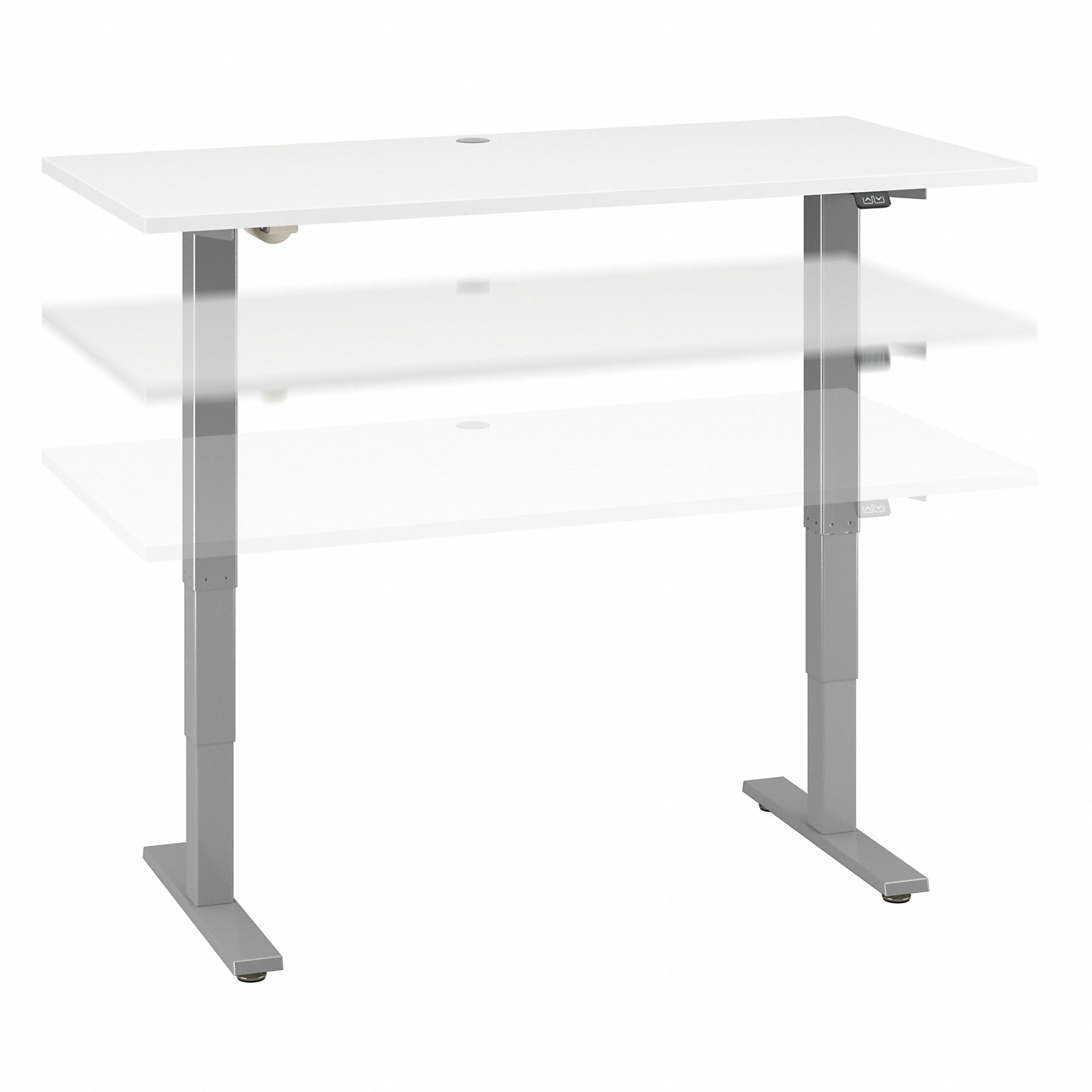 Cabot Modern 60 in x 30 in Electric Height Adjustable Standing desk in ...
