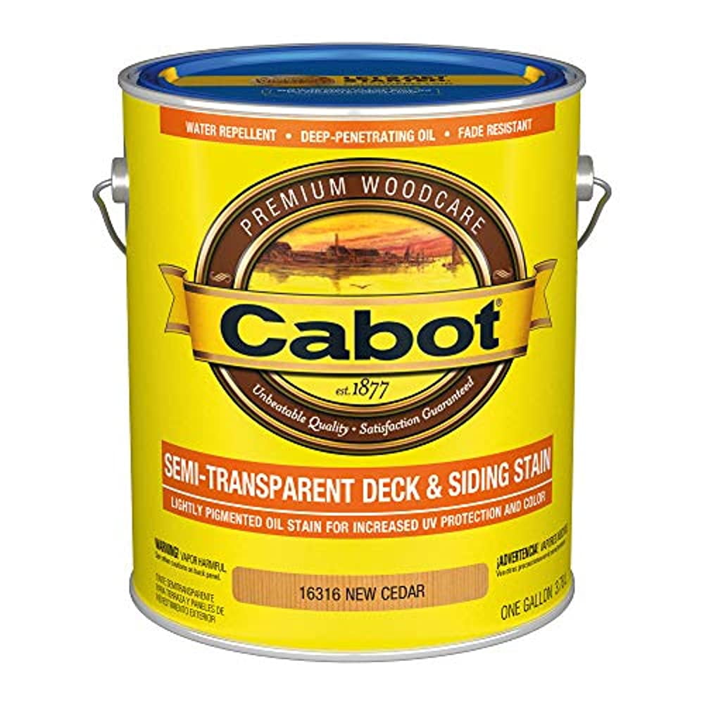 Cabot VOC Semi-Transparent Deck & Siding Exterior Stain - Walmart.com
