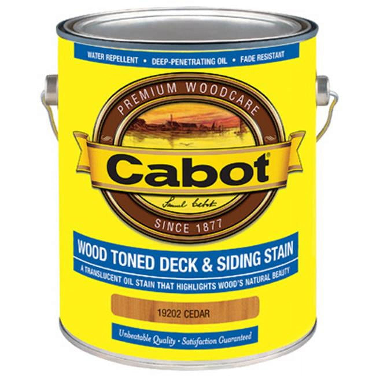 Cabot Samuel Cedar Wood Toned Deck & Siding Stain, Gallon, Natural ...