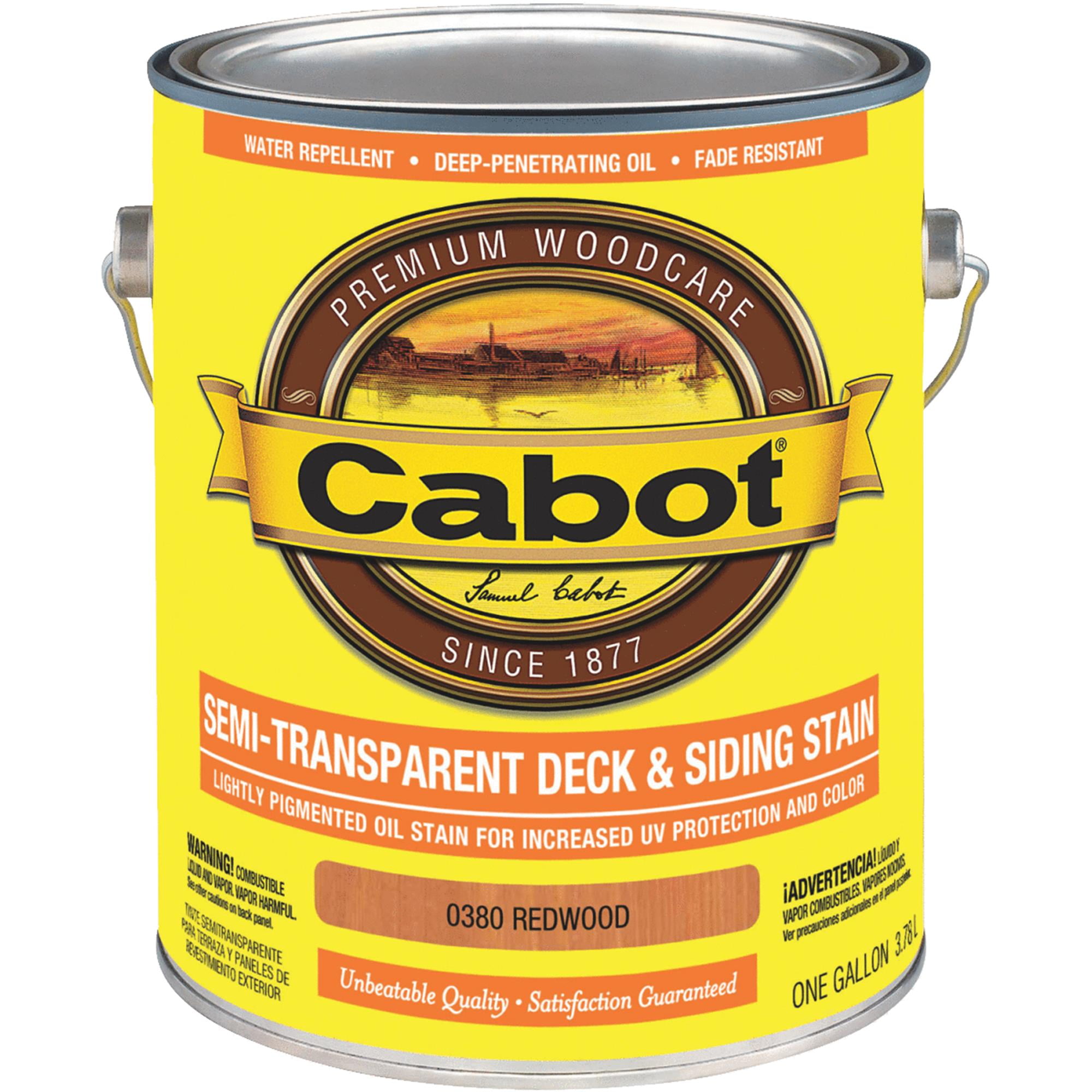 Cabot Semi-Transparent Deck & Siding Exterior Stain - Walmart.com