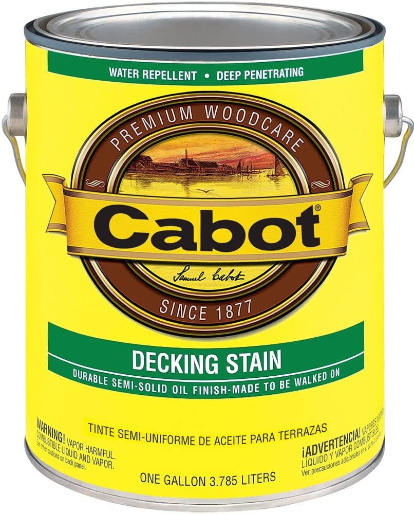 Cabot Stains 1406-GAL Deck & Siding Stain Oil Formula with Neutral Base ...