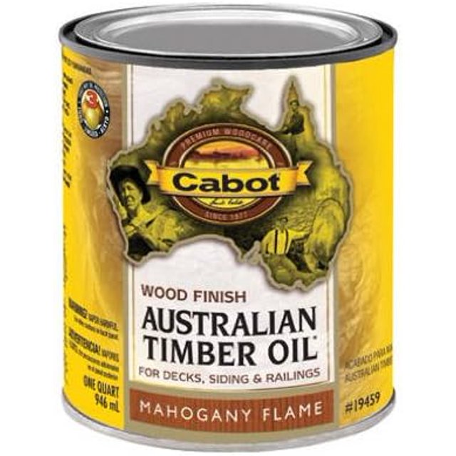 Cabot Transparent Mahogany Flame Oil-Based Natural Oil/Waterborne ...