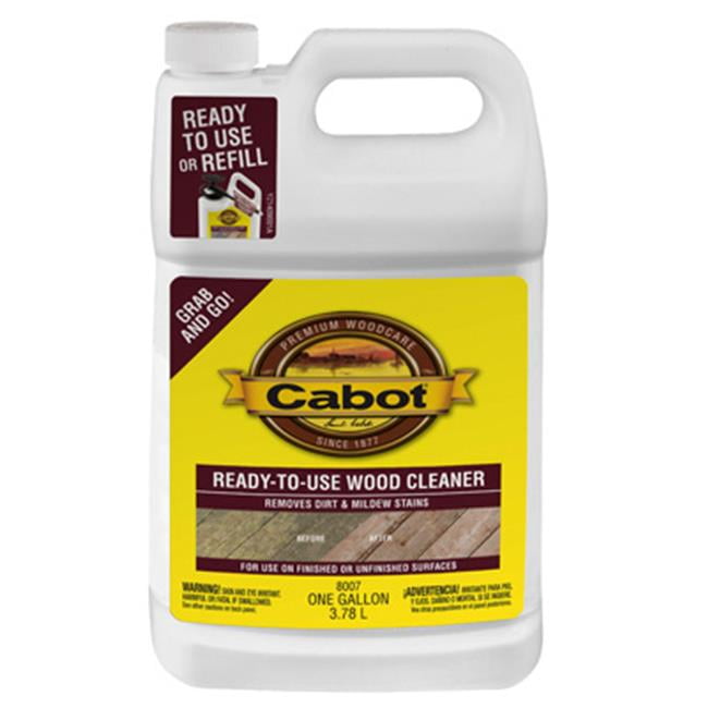 Cabot Wood Cleaner,Clear,1 gal. 140.0008007.007 - Walmart.com