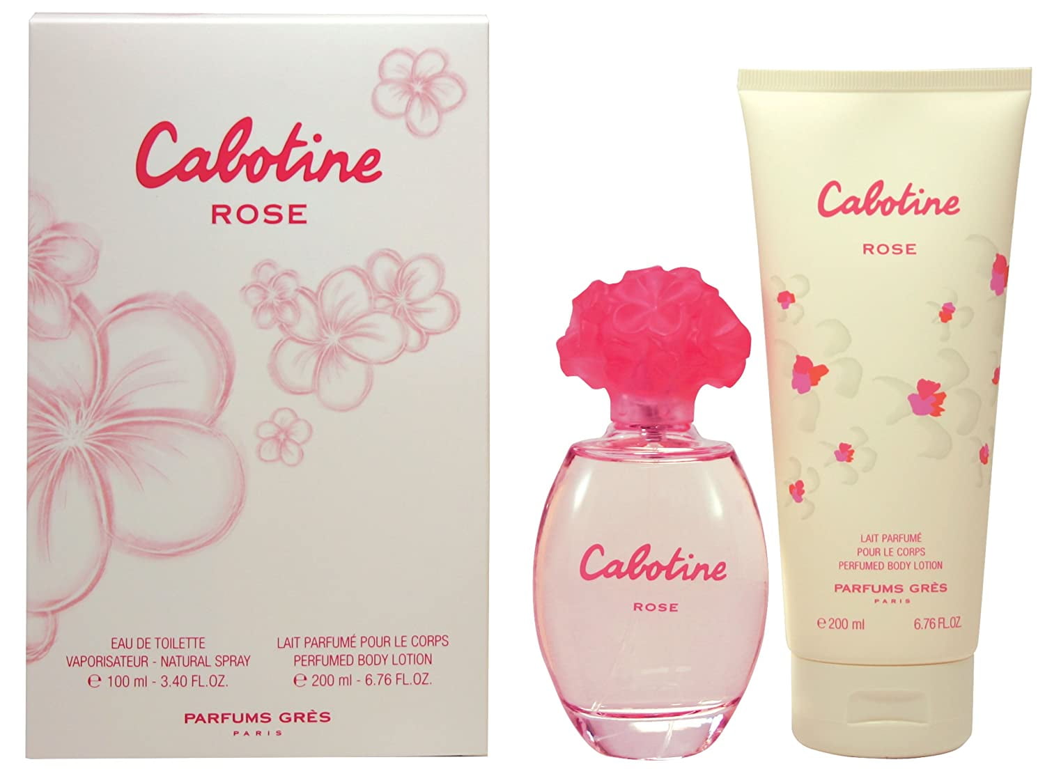 Cabotine Rose by Parfums Gres Gift Set - Walmart.com