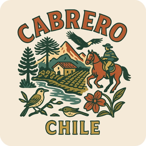 Cabrero Chile Keepsakes Souvenir Vinyl Sticker – Destination Travel ...