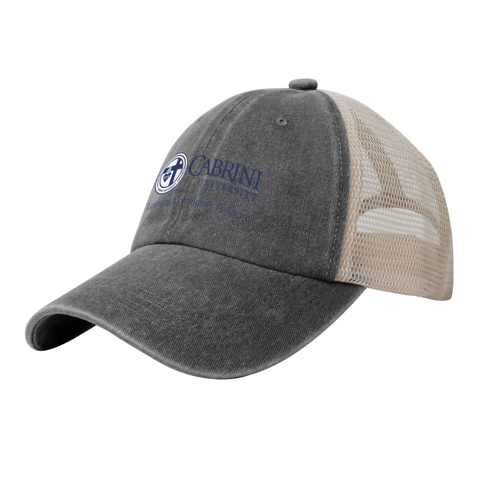Cabrini University Logo Cowboy Vintage Mesh Baseball Cap - Trucker Hat ...