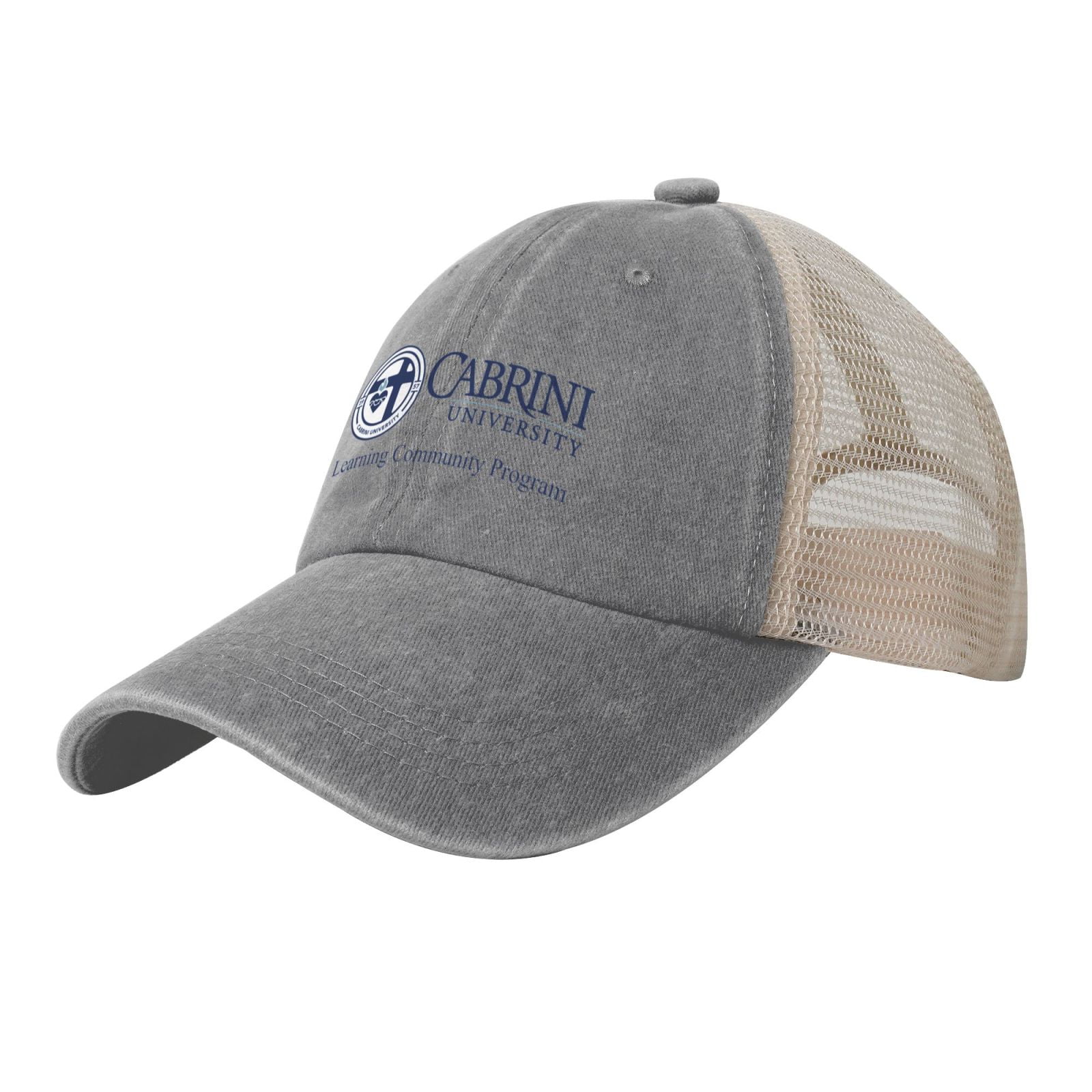 Cabrini University Logo Cowboy Vintage Mesh Baseball Cap - Trucker Hat ...