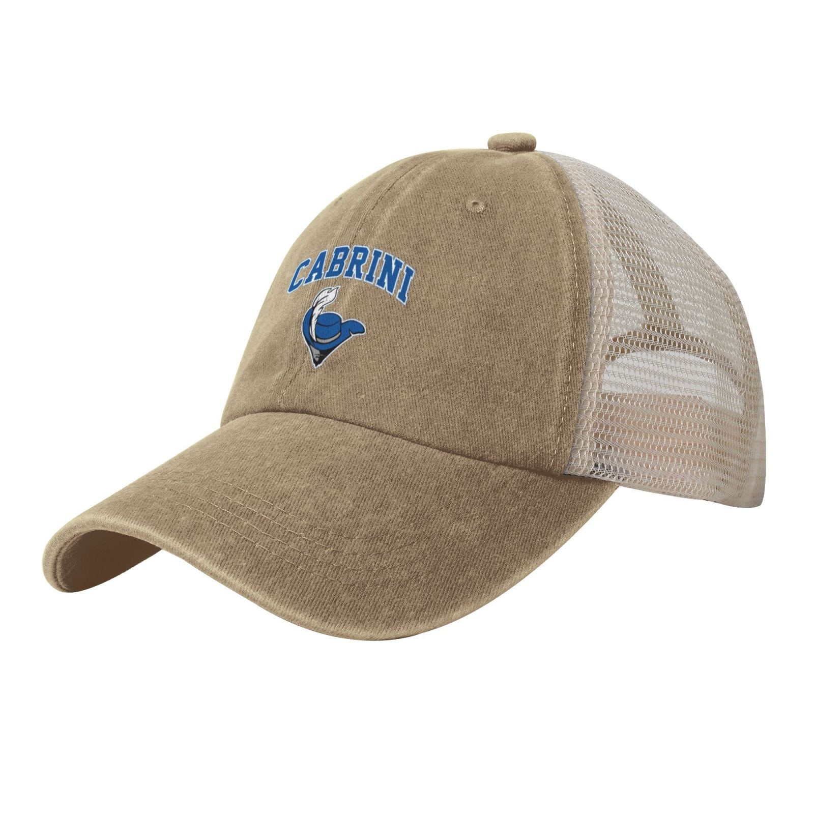 Cabrini University Logo Cowboy Vintage Mesh Baseball Cap - Trucker Hat ...