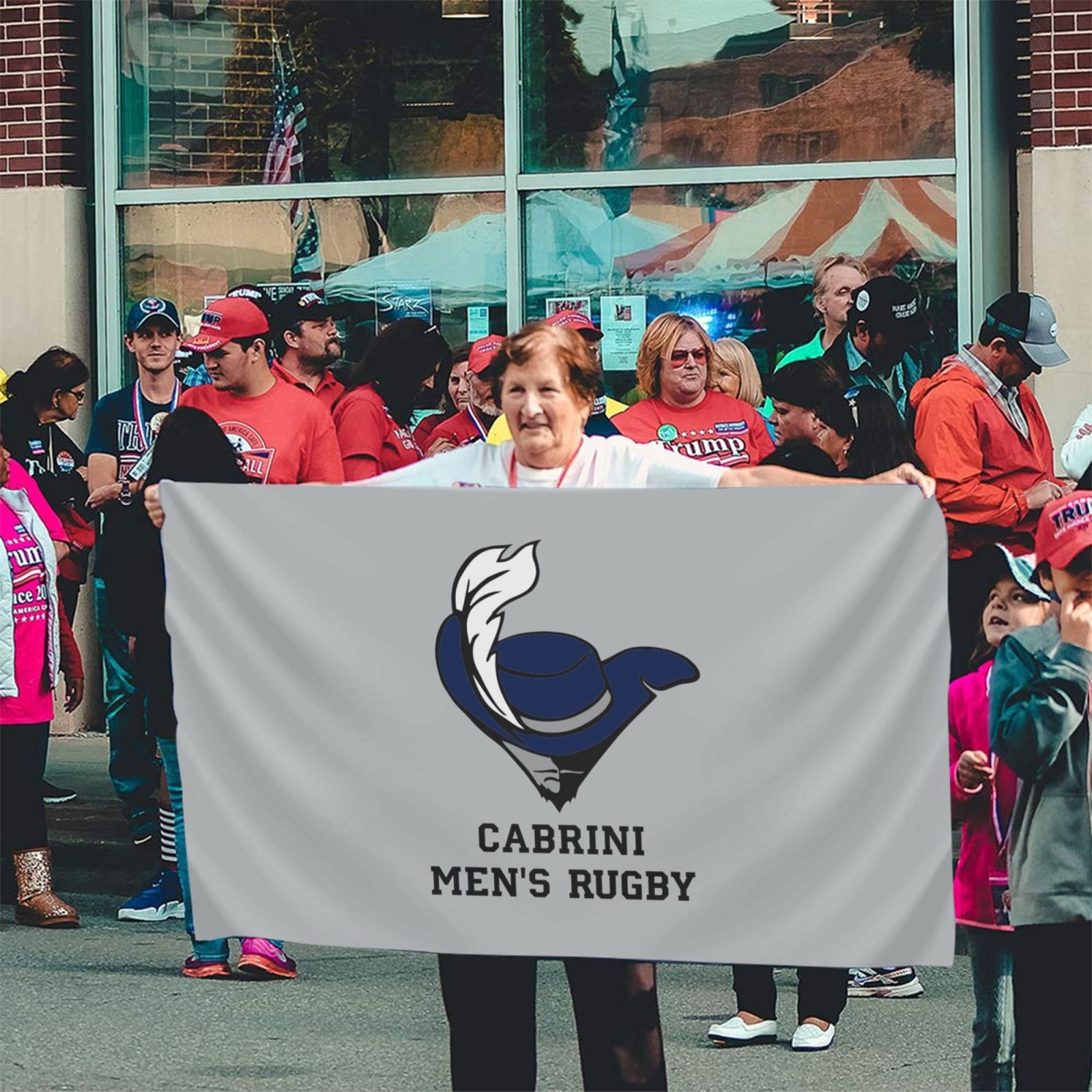 Cabrini University Logo Flag 3x5 Outdoor ,Sewn Stripes, Stronger Brass ...