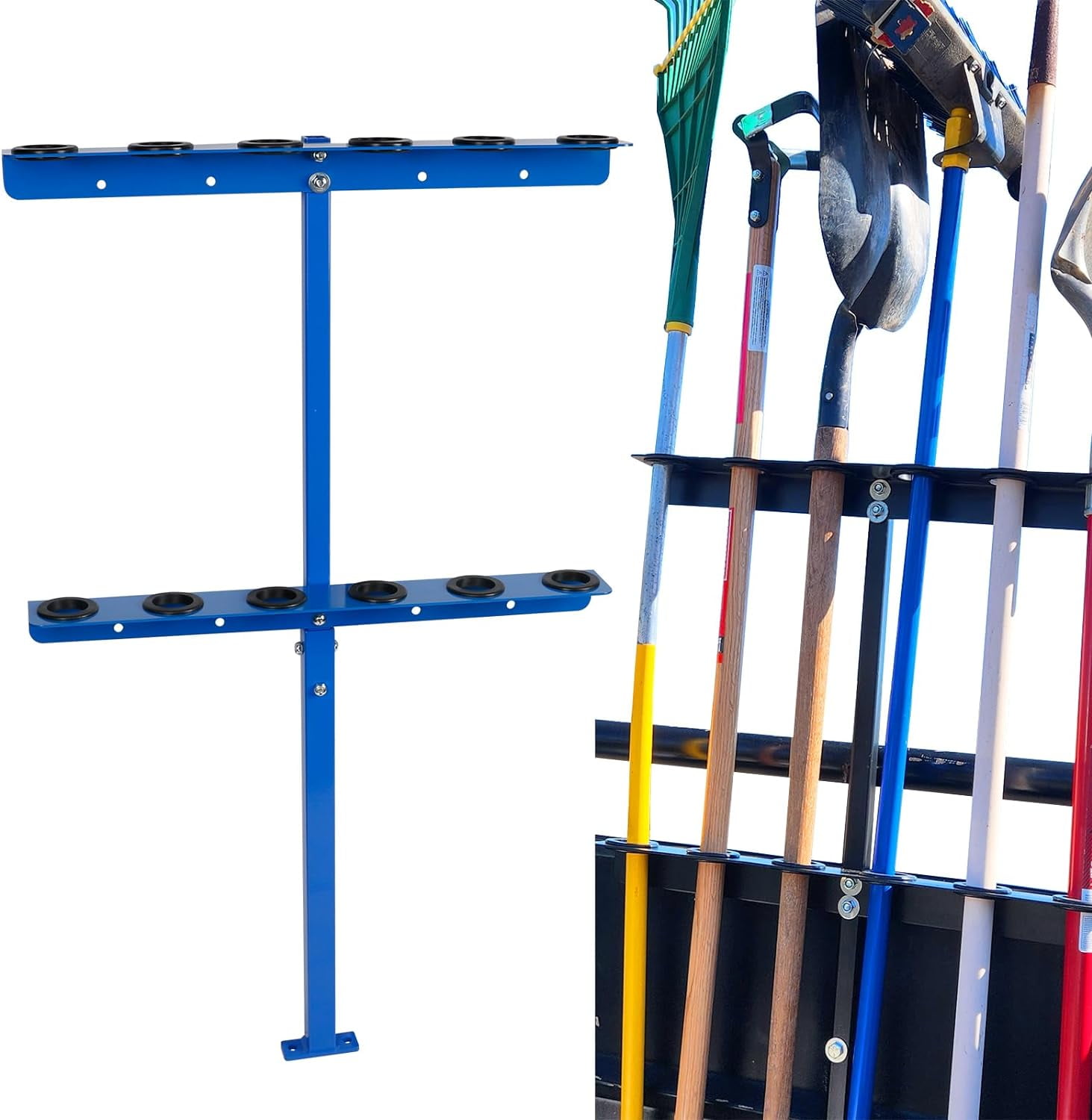 Cabtherlyn Landscape Hand Tool Rack for Truck Trailer, Vertical Hand ...