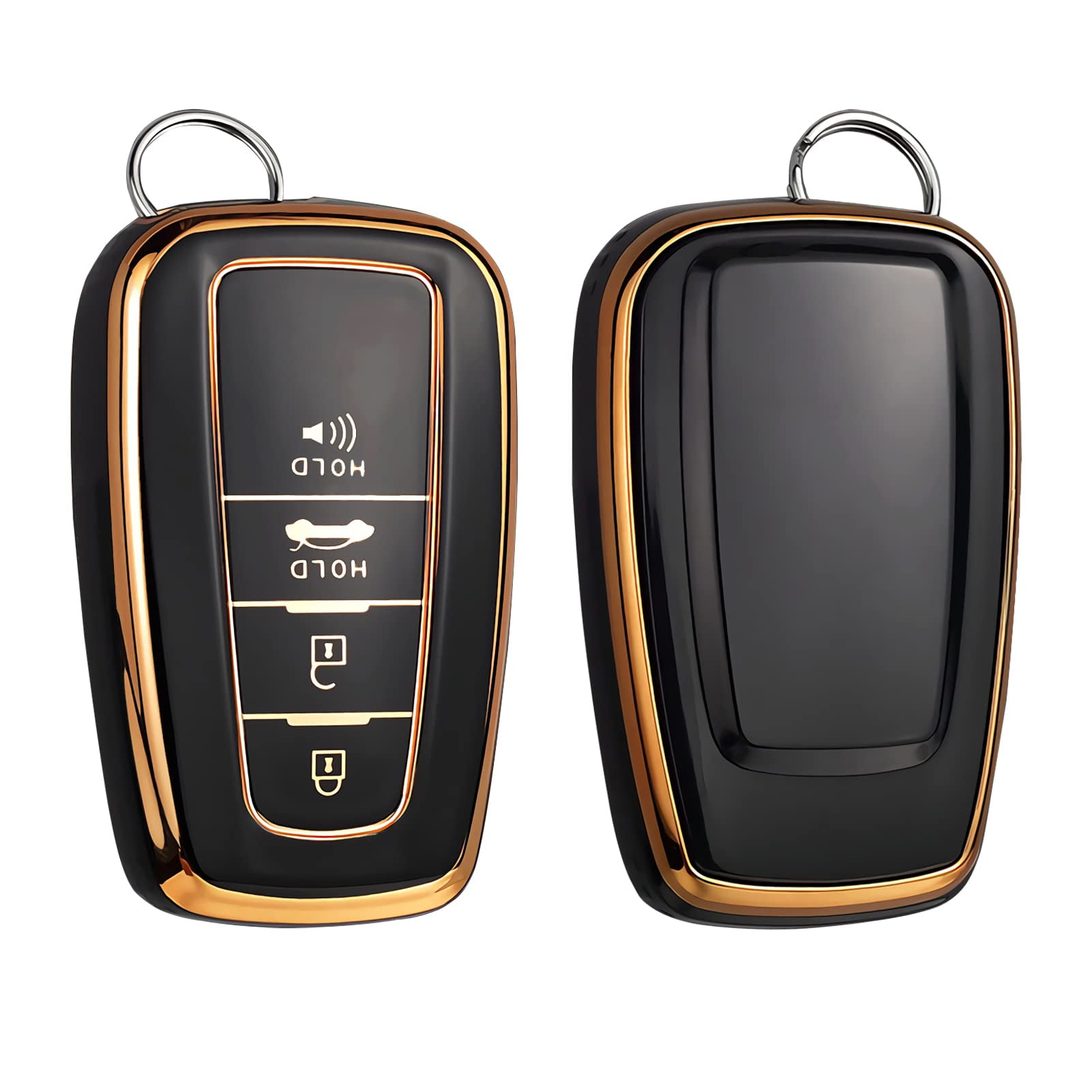 Cacacar for Toyota Camry SSF20 RAV4 Key Fob Cover, for Highlander ...