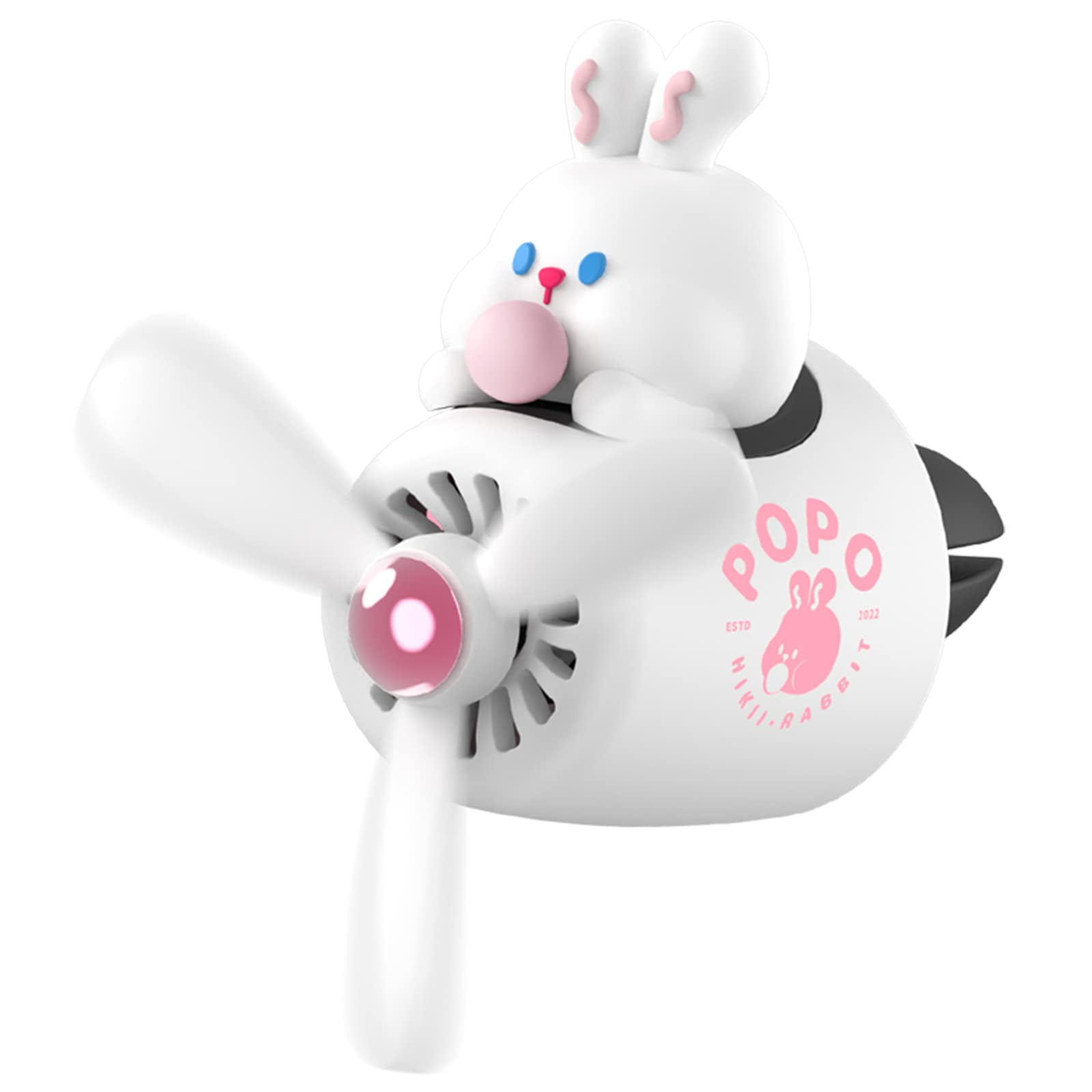 Cacacece Car Air Fresheners Cute Cartoon Rabbit Pilot Car Diffuser ...
