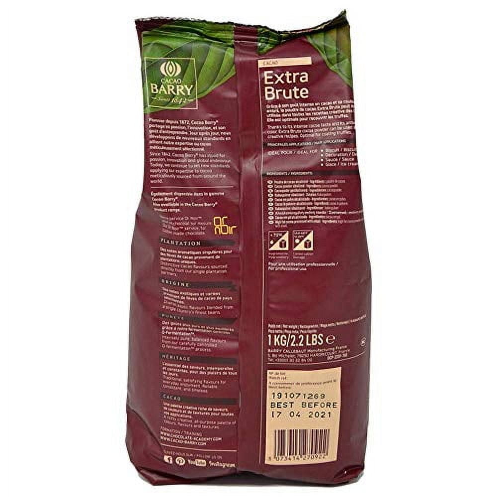 Cacao Barry Cocoa Powder 100% Cocoa Extra Brute, 2.2 lb - Walmart.com