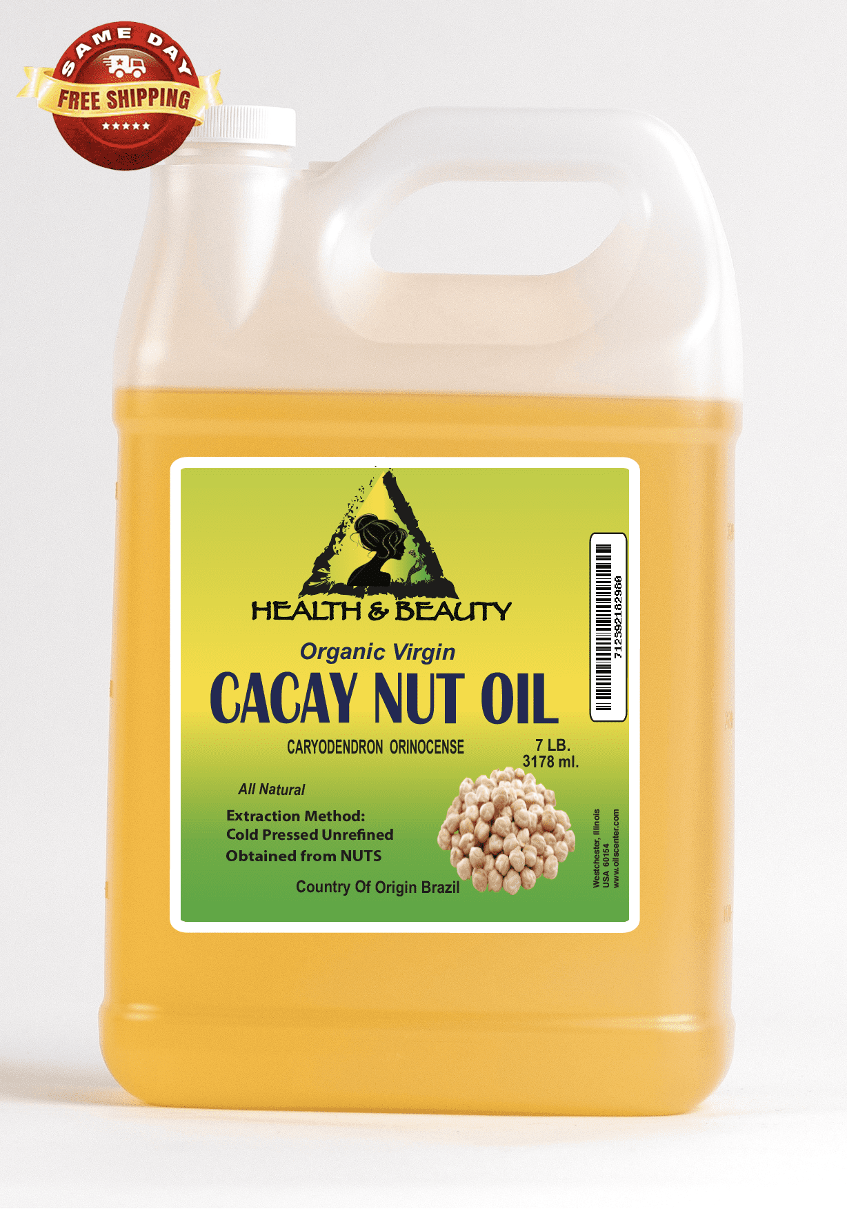 Cacay Nut / Kahai Oil Unrefined Virgin Organic Carrier Cold Pressed 100 ...