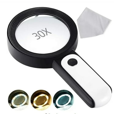 Lighted Desk Magnifying Glass Lamp with Light on Stand Led Portable ...